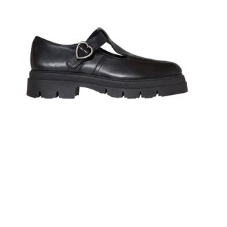 Silvian Heach Femme, Chaussures, Noir, Taille: 41 EU Structured Sole Strap Shoe