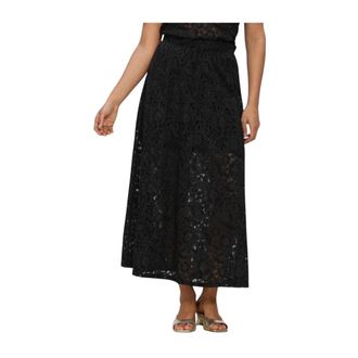Object Maxi Skirts - - Skirts - Damen - Schwarzk - S