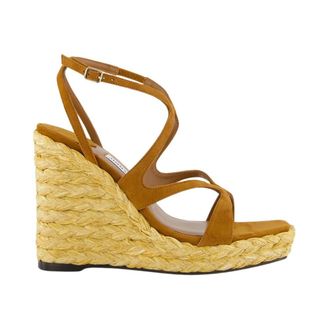 Jimmy Choo London Ayla 110 Keilabsatz-Sandalen - - Shoes - Damen - Braun - 35 EU