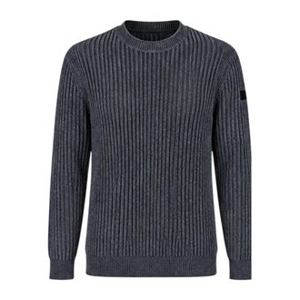 Roberto Ricci Design Velvet Rave Rundstrickpullover - - Knitwear - Herren - Blau - S