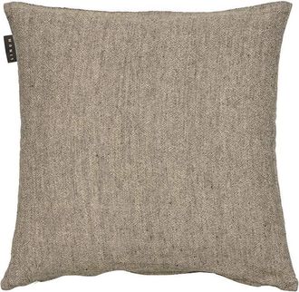 Linum Hedvig Kissenhülle, Leinen/Baumwolle, Schwarz, 50 x 50 x 1 cm