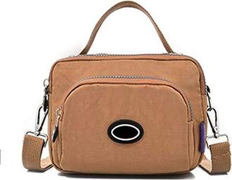 GFM Petit sac &agrave; bandouli&egrave;re en nylon S4-2026-hlkek-Marron clair