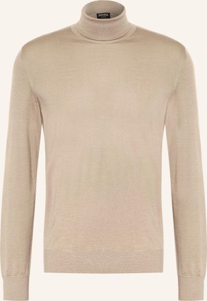 Ermenegildo Zegna Zegna Rollkragenpullover Mit Cashmere beige