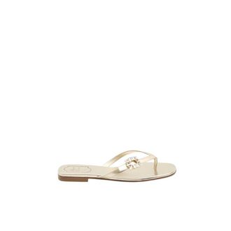 Roger Vivier Sandales Br&eacute;siliennes &agrave; Boucle de Cristaux - Femme - Chaussures - Beige - Taille: 36 EU