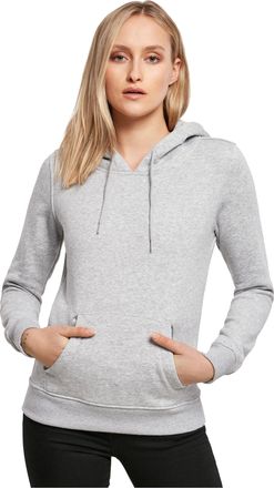Build Your Brand Damen Ladies Heavy Hoody Jacke, per pack Grau (Heather Grey 00431), XXX-Large (Herstellergröße: 3XL)