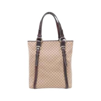 Celine Sac bandouli&egrave;re en toile et cuir Pre-owned - Femme - Pre-owned - Beige - Taille: ONE Size