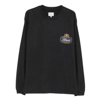 Rhude Bedrucktes T-Shirt mit Rundhalsausschnitt - - Tops - Herren - Schwarzk - S