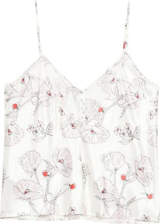 Olivia Von Halle Etta Rosal Camisole - Ivory