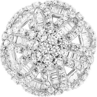 Edenly Cristal Ring - 18-karätiges Weißgold und synthetische Diamanten