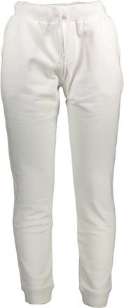 North Sails Homme, Pantalons, Blanc, Taille: L Pantalon de sport en coton blanc avec taille &eacute;lastique