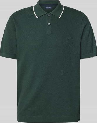 Christian Berg Regular Fit Poloshirt mit Kontrastkante