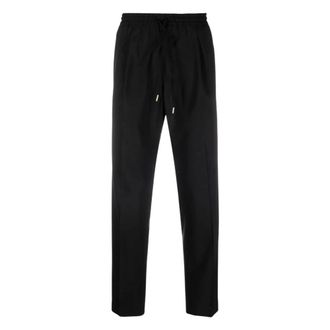 BRIGLIA 1949 Elegante Wollmischung Tapered Hose - - Trousers - Herren - Schwarzk - XS