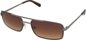 Guess unisex, Accessoires, Gris, Taille: 58 MM Lunettes de soleil &agrave; verres d&eacute;grad&eacute;s