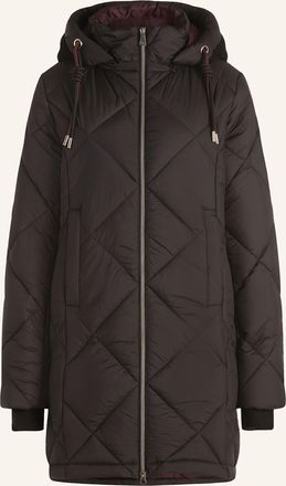 Cartoon Cartoon Steppmantel Mit Abnhembarer Kapuze schwarz