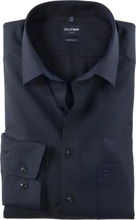 Olymp Olymp, Homme, Chemises, Bleu, Taille: XL Luxor Modern Fit Shirt