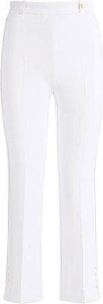 Elisabetta Franchi Femme, Pantalons, Blanc, Taille: 42 FR Pantalone