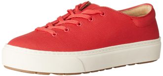Amazon Essentials Damen Bequeme Sneakers Mit Schn&uuml;rung, Rot, 39.5 EU