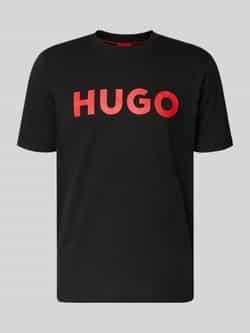 HUGO BOSS T-Shirt mit Label-Schriftzug Modell DULIVIO
