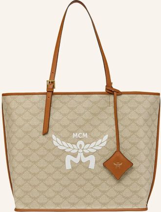 MCM Shopper - Tote Bag Himmel Shopper in Lauretos - Gr. unisize - in Beige - für Damen