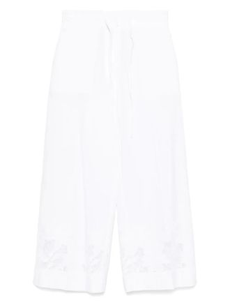 P.A.R.O.S.H. pantalon Cioccolato - Blanc