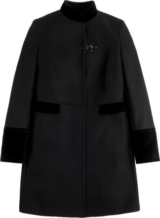 Fay Damen, Mäntel, Schwarzk, XSGröße