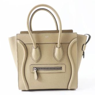 Celine Pre-owned Cuir sacs-main - Femme - Pre-owned - Beige - Taille: ONE Size