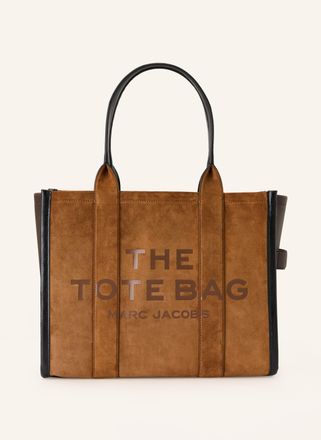 Marc Jacobs Shopper The Large Tote Suede Leather Mix braun
