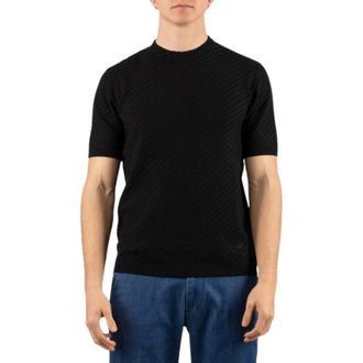 Emporio Armani Herren, Strickwaren, Schwarzk, LGr&ouml;&szlig;e