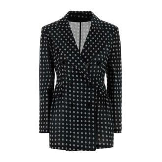 Ermanno Scervino Femme, Vestes, Multicolore, Taille: 38 FR Blazer en organza imprim&eacute;