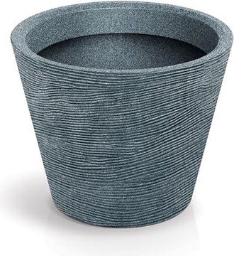 Prosperplast Blumentopf Tubra rund, &Oslash;48 x 38 cm, Granit