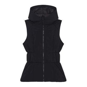 Repetto &Auml;rmellose Daunenweste mit Kapuze - - Jackets - Damen - Schwarzk - S