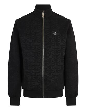 Philipp Plein Tracksuit Jacket Jacquard Monogram Paisley