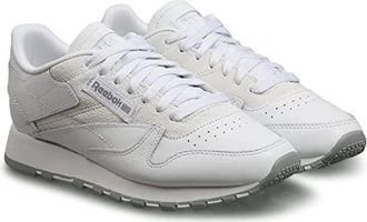 Reebok Classics Baskets classiques en cuir pour femme FTWWHT/PUGRY4/RHODON 38, blanc, FTWWHT/PUGRY4/RHODON, 7.5 UK (10 US)