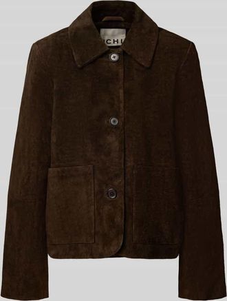 Ichi Lederjacke mit Kentkragen Modell ALAVA