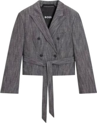 HUGO BOSS Femme, Vestes, Gris, Taille: 46 FR Jelsia Jacket