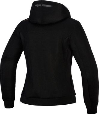 Alpinestars Motorradjacke Stella Chrome Superairflow Damen Motorrad Zip Hoodie Airbag vorbereitet,Ellenbogenprotektoren enthalten,Schulterprotek