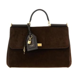 Dolce & Gabbana My Sicily Top Handle Bag - Femme - Sacs - Brun - Taille: ONE Size