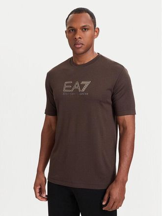 Emporio Armani T-Shirt 7M002239 AF13739 U6027 Braun Regular Fit