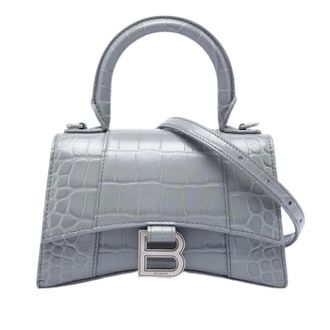 Balenciaga Pre-owned Hourglass Satchel - Femme - Pre-owned - Gris - Taille: ONE Size
