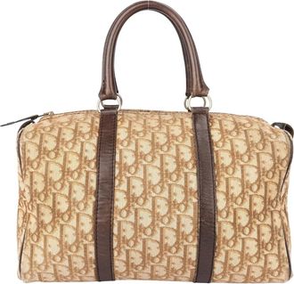 Dior Crossbody Bags - Christian Dior Trotter Monogram Boston 30 Handbag - Gr. unisize - in Bunt - f&uuml;r Damen