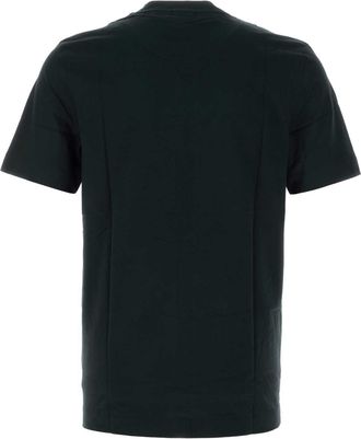 HUGO BOSS Mens Black Cotton T-Shirt Exterior Exterior: T-shirts And Polos