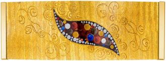 Kolarz Kolarz - emozione - Applique Murale en Verre Design Or Poli - Motif Kiss Gold, 2x G9