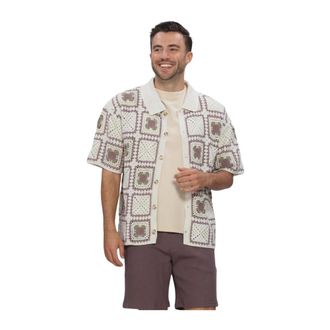 Dstrezzed Shane Crochet Shirt - - Knitwear - Herren - Mehrfarbig - S/M