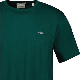 GANT T-Shirt Herren T-Shirt 1er Pack Baumwolle Reg Shield (Packung, 1er Pack)