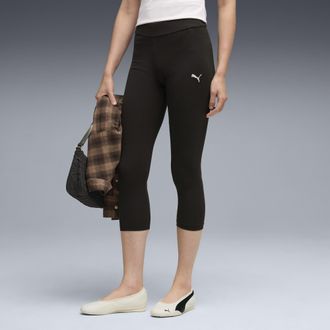 Puma Legging Essentials Capri Femme, V&ecirc;tements, Noir, XL
