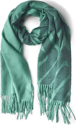 Street One Damen A572691 Langer Jaquard-Schal, Sunlit Green, A