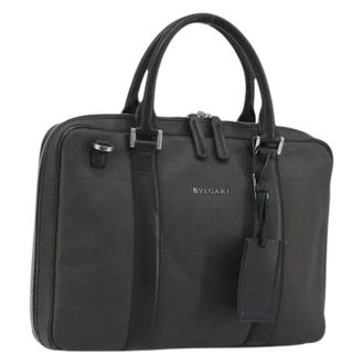 Bulgari Pre-owned Vintage Business Bag - - Pre-owned - Damen - Grau - ONE SIZE
