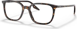 Ray-Ban Rb5362 Optics Havana Fassung Klar Glas Polarisiert 52-18