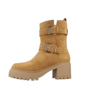 Yellow Femme, Chaussures, Brun, Taille: 37 EU &Eacute;l&eacute;gantes Bottines &agrave; Talons