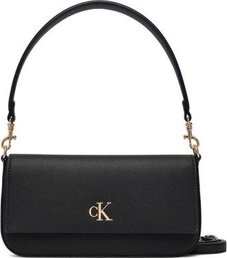 Calvin Klein Jeans Handtasche Minimal Monogram Shoulder Pouch LV04K3161G Schwarz